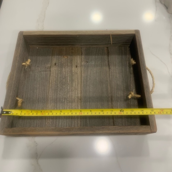 Storage & Organization | Wooden Tray See Photos For Measurements | Poshmark
